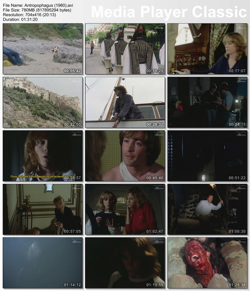 TELA DE CINEMA: ANTROPOPHAGUS - 1980